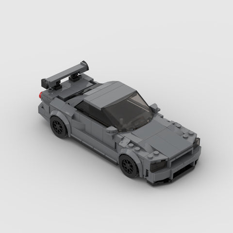 Nissan Skyline GT-R R34 (Grey Edition) – Motoblox.